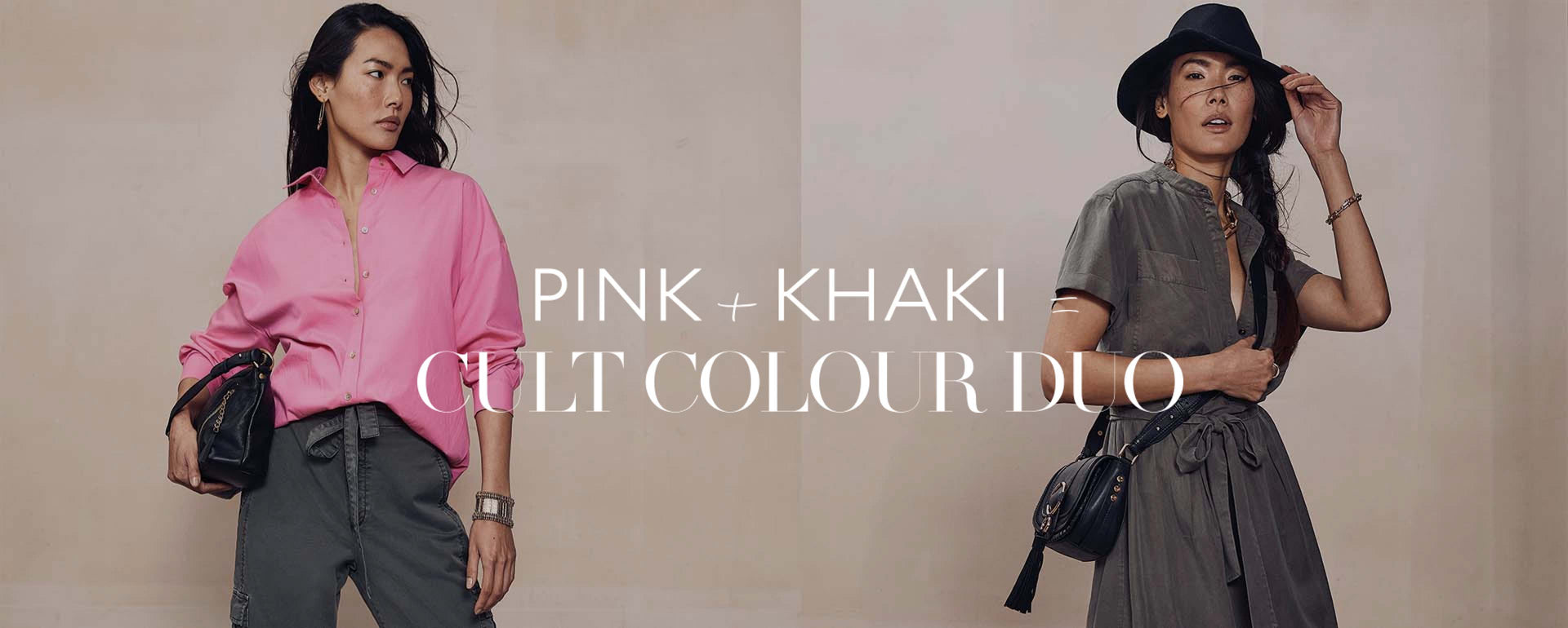 Pink and Khaki | What Goes Well With Pink? | Mint Velvet