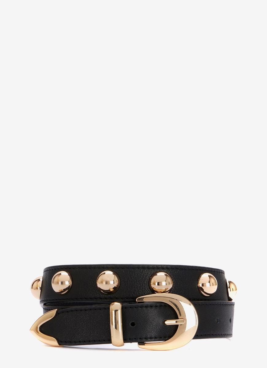 Black Statement Leather Belt – Mint Velvet
