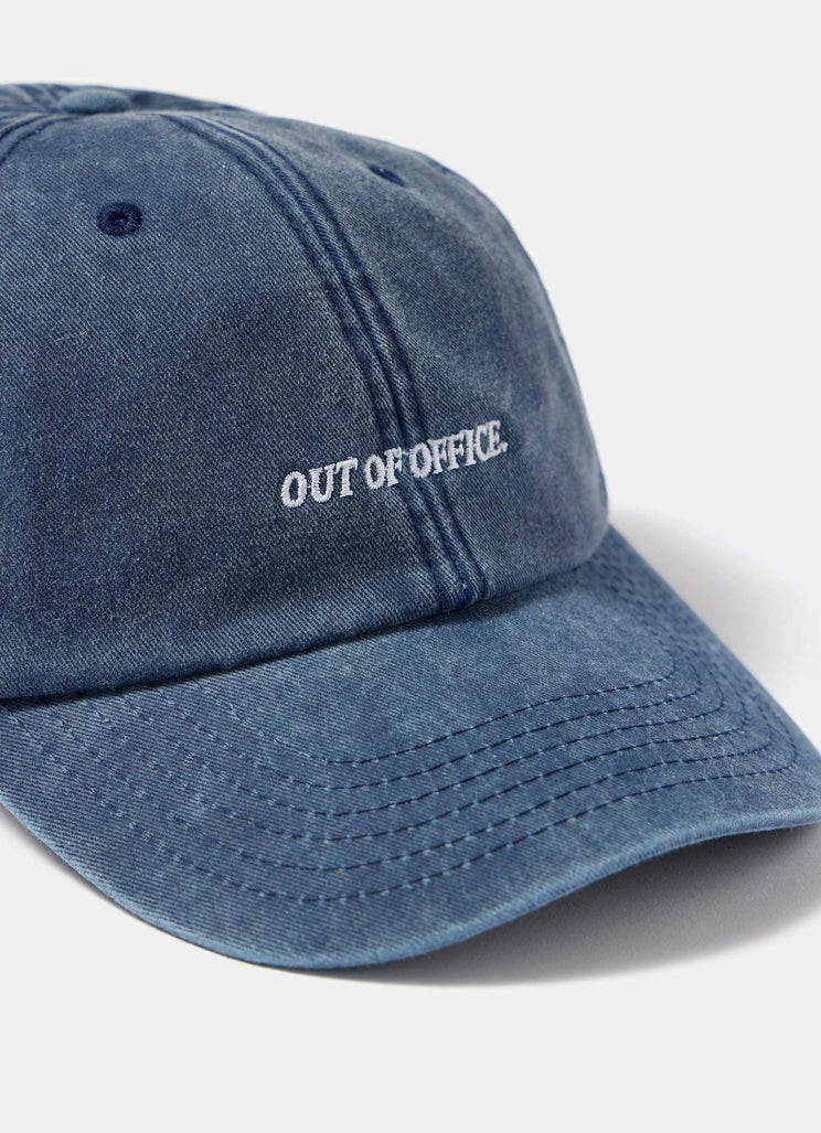 Blue Denim Slogan Cap – Mint Velvet