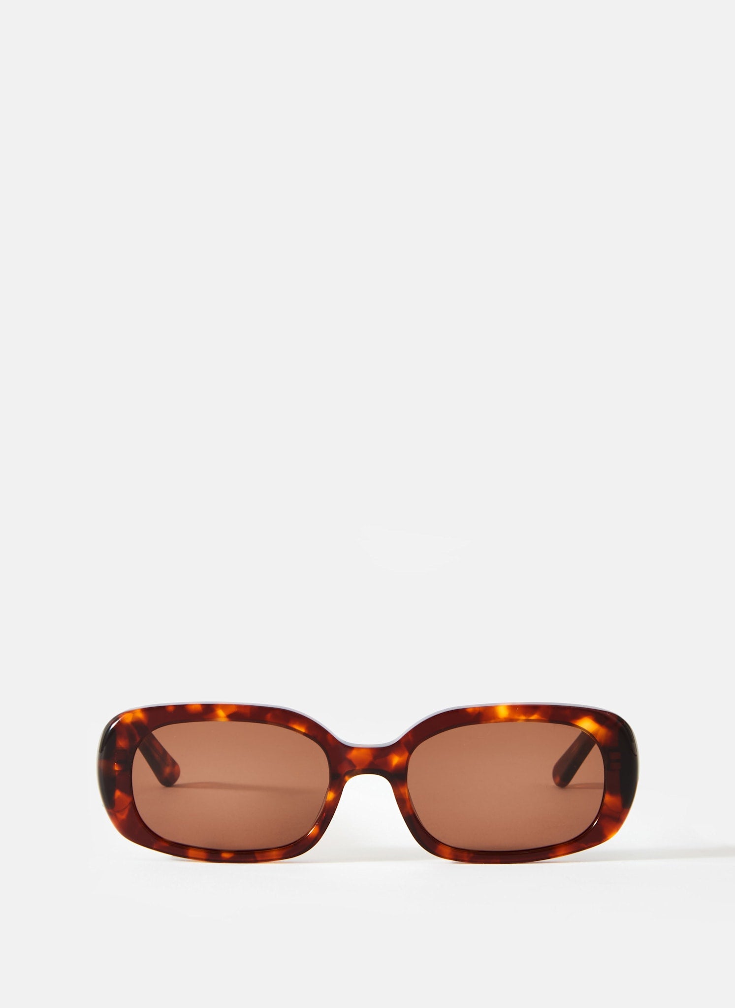 Brown Tortoiseshell Rectangle Sunglasses – Mint Velvet