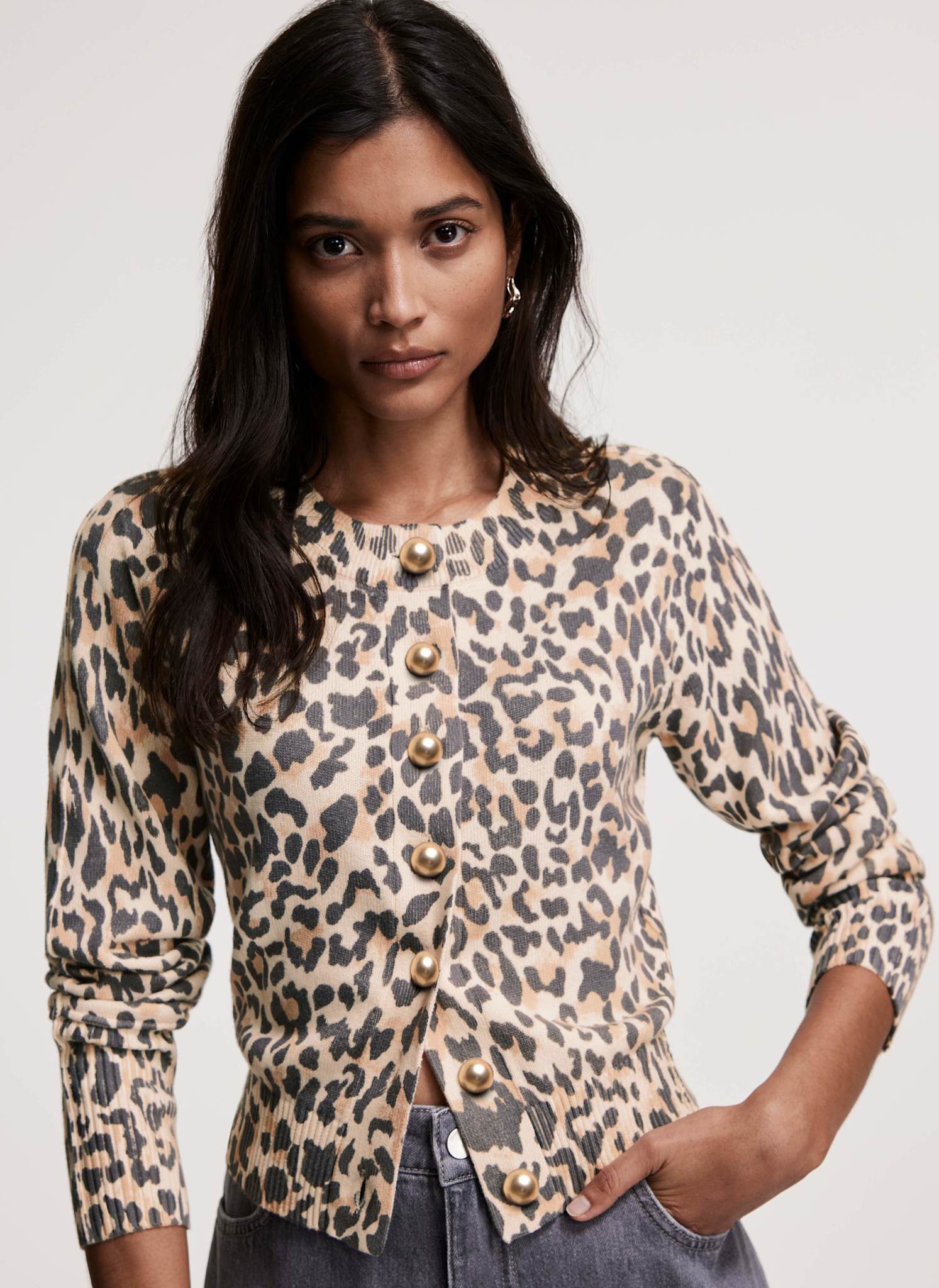 Leopard Print Cardigan – Mint Velvet