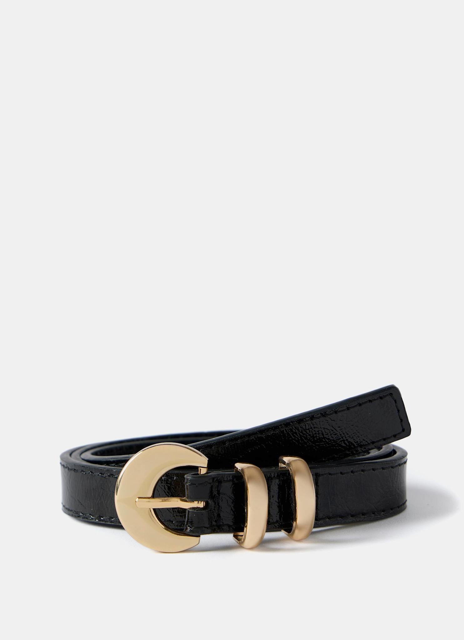 Black Leather Belt – Mint Velvet